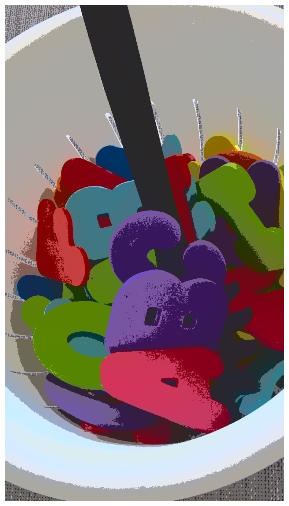 Alphabet Spaghetti Game - Butterflo Kids