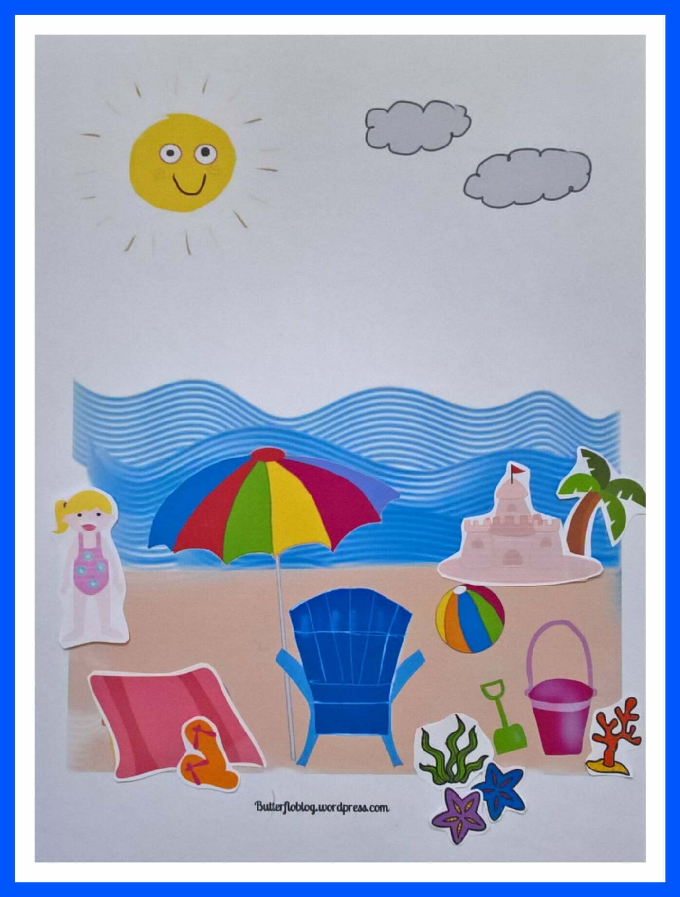 Create Your Own Beach Theme Activity. Here's One I Made Earlier. 3 ...