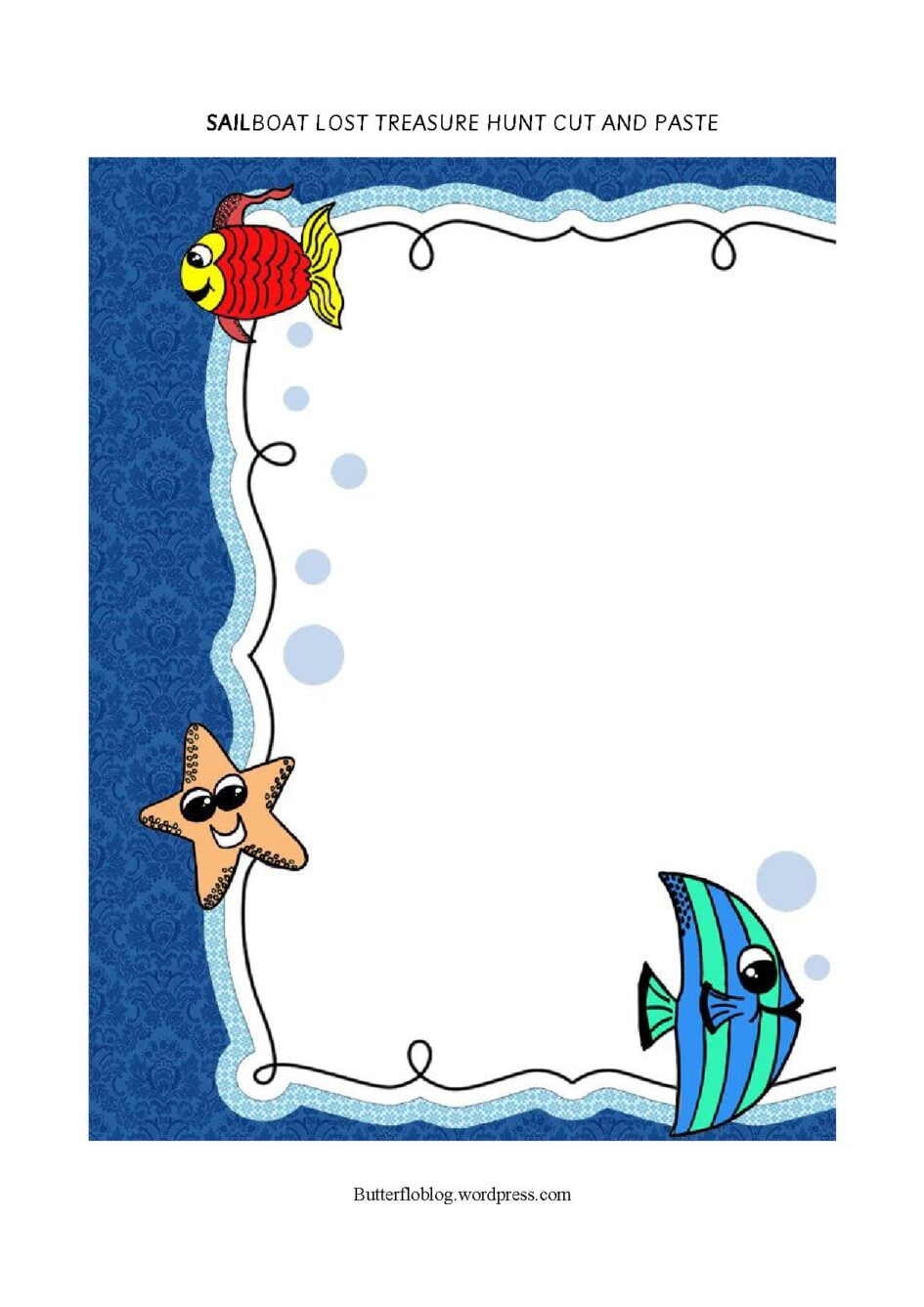 Sailboat Lost Treasure Hunt - Butterflo Kids