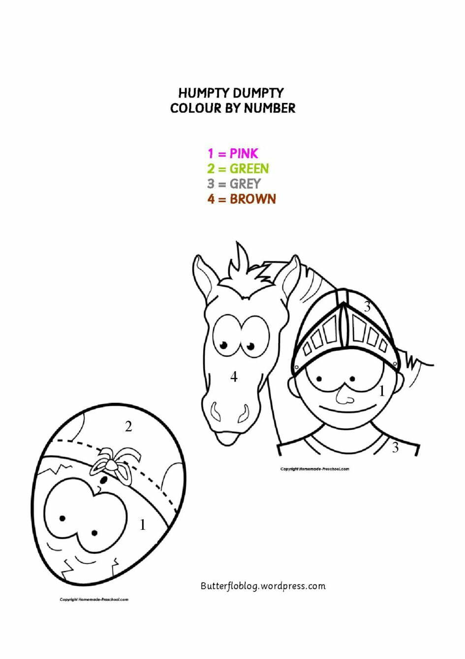 Humpty Dumpty Nursery Rhyme - Butterflo Kids