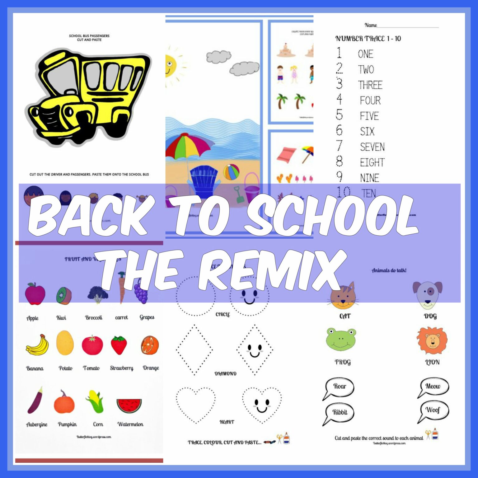 Back to School Activities (The Remix) - Butterflo Kids