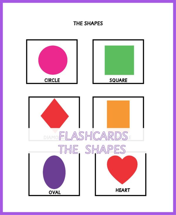 FLASHCARDS The Shapes - Butterflo Kids