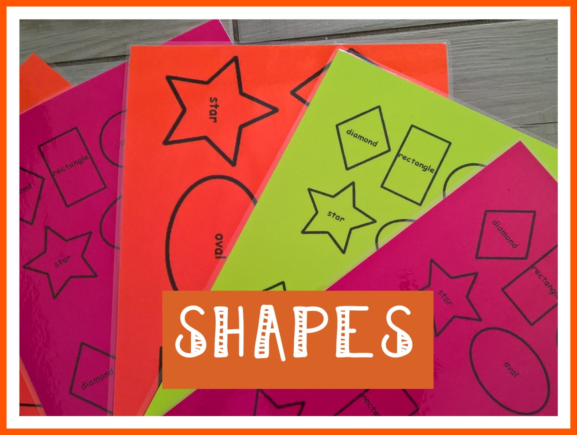 Fluorescent Glow Shapes - Butterflo Kids