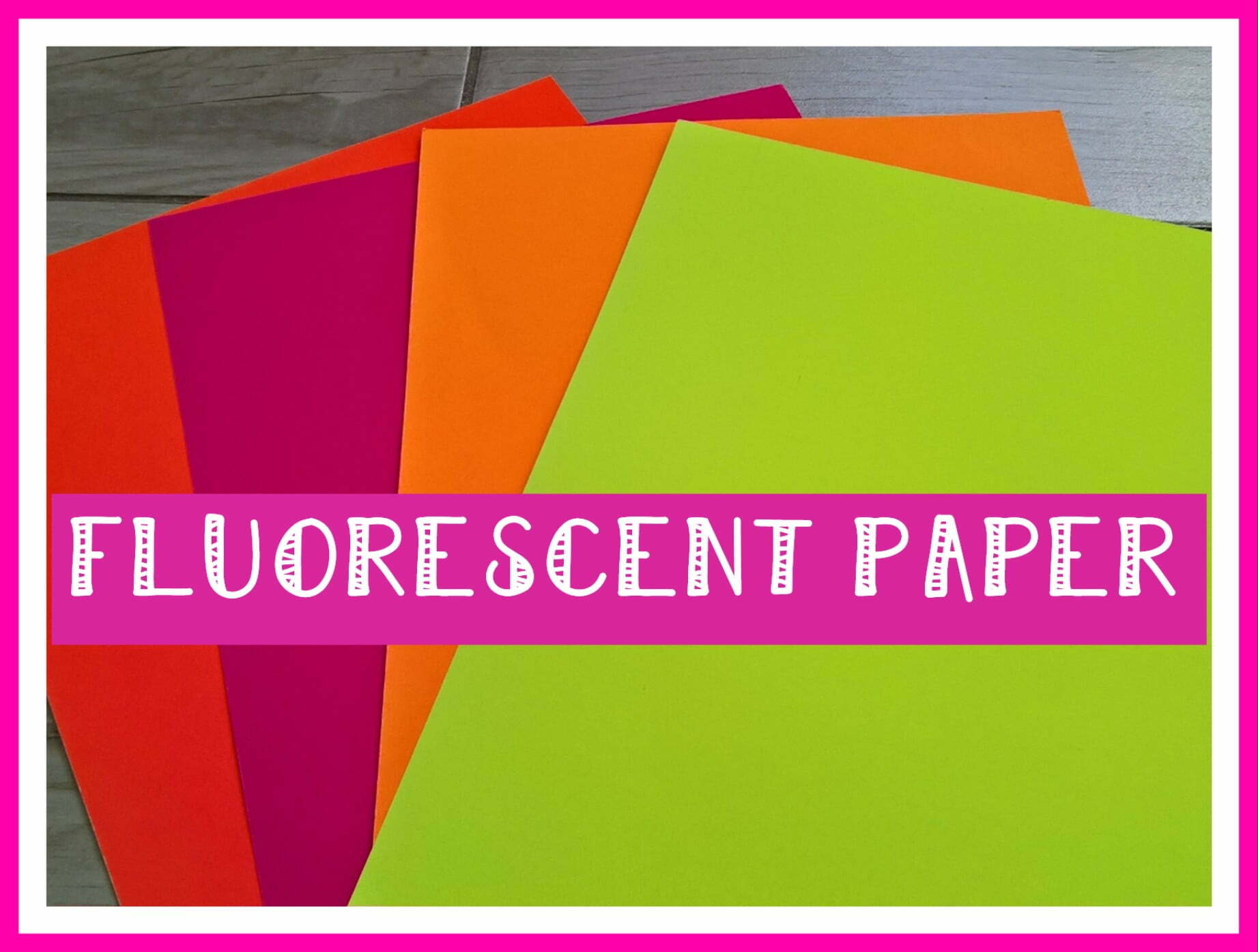 Fluorescent Glow Shapes - Butterflo Kids