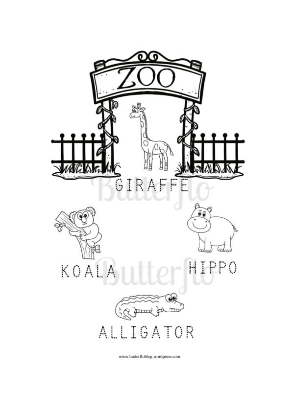A Day at the Zoo - Butterflo Kids