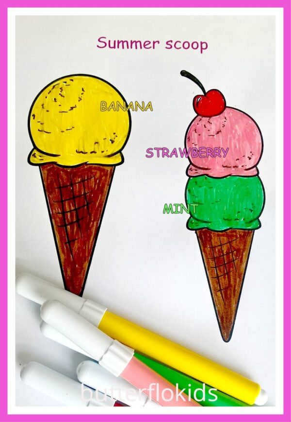 Ice Cream. What's your flavour of the day? - Butterflo Kids