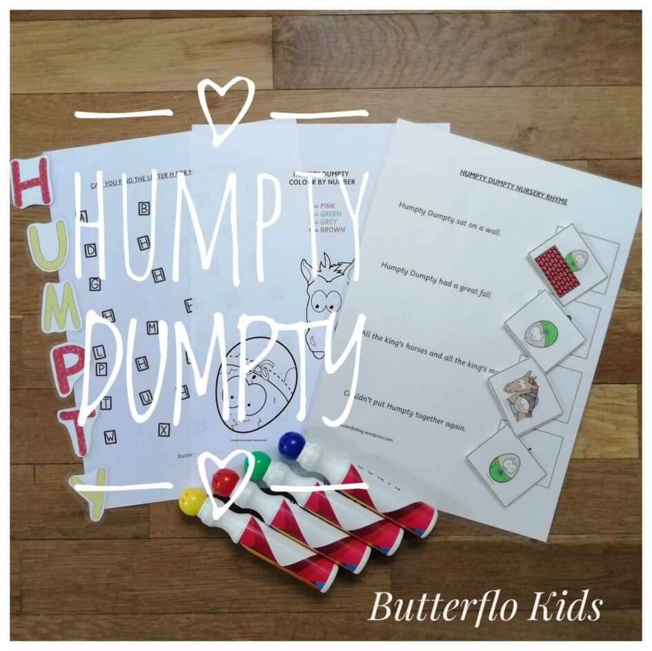 Humpty Dumpty Nursery Rhyme - Butterflo Kids
