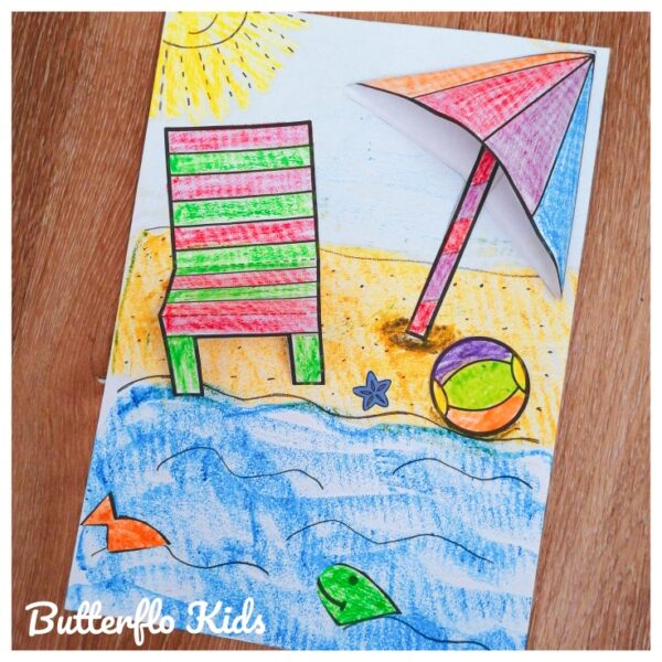 SUMMER ARTS AND CRAFTS - At The Seaside - Butterflo Kids