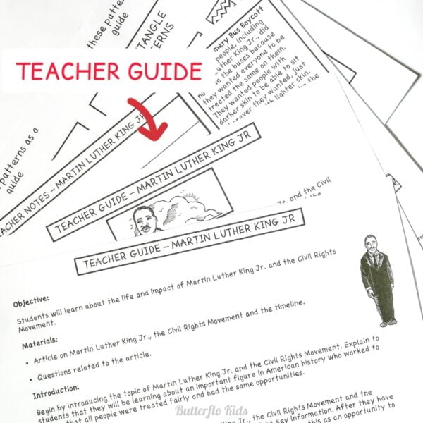 Martin Luther King Jr Black History Month (Lesson) - Butterflo Kids