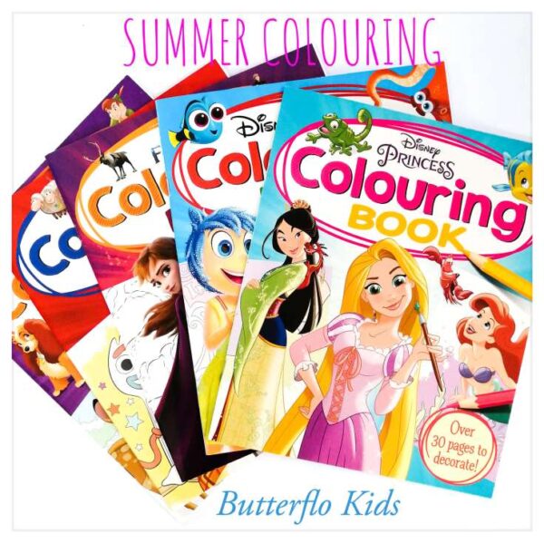 Summer Colouring Books - Butterflo Kids