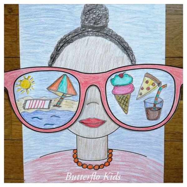 SUMMER ARTS AND CRAFTS - Summertime Reflections - Butterflo Kids