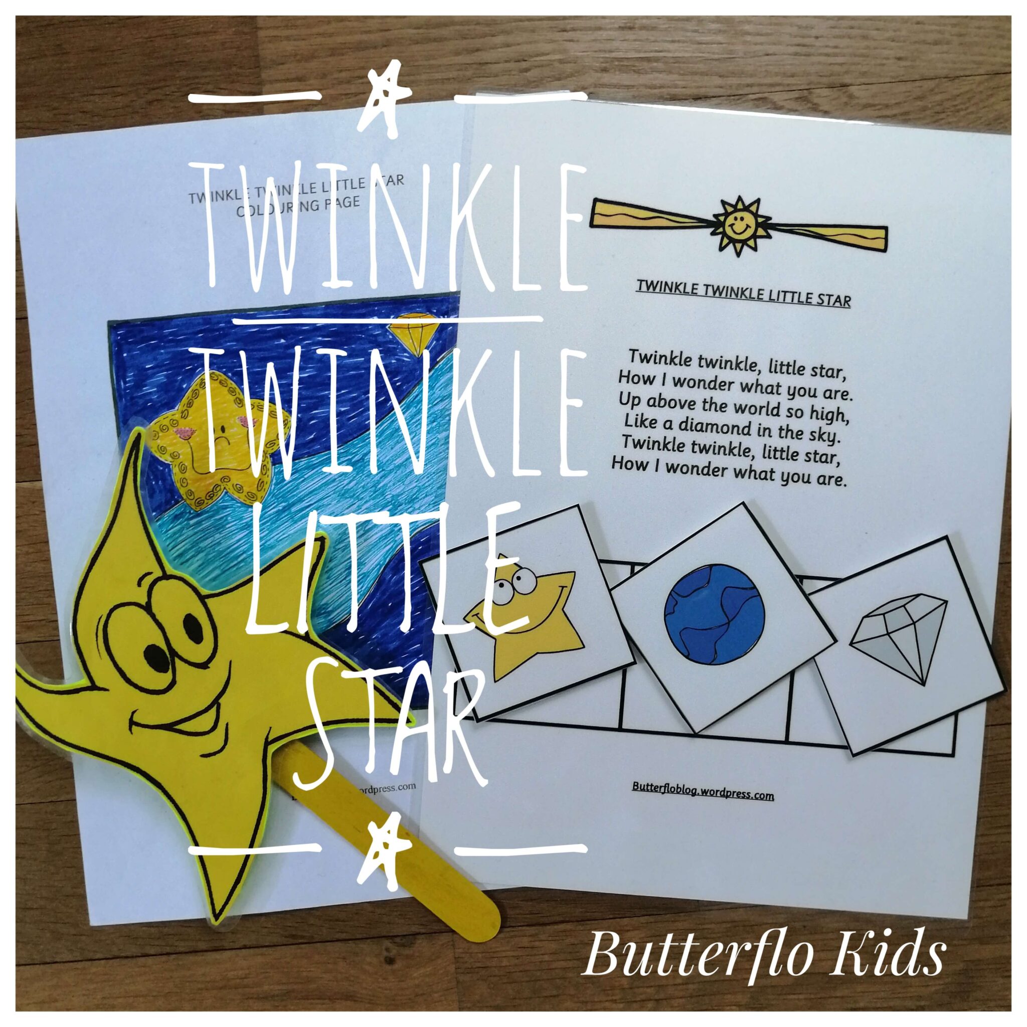 Twinkle Twinkle Little Star... Nursery Rhyme - Butterflo Kids