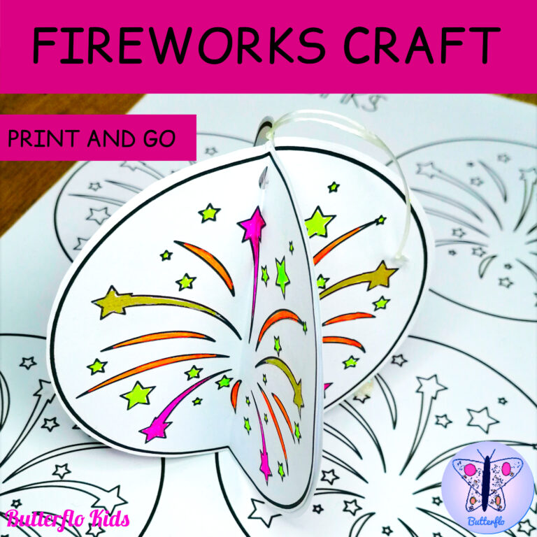 Fireworks Craft - Butterflo Kids