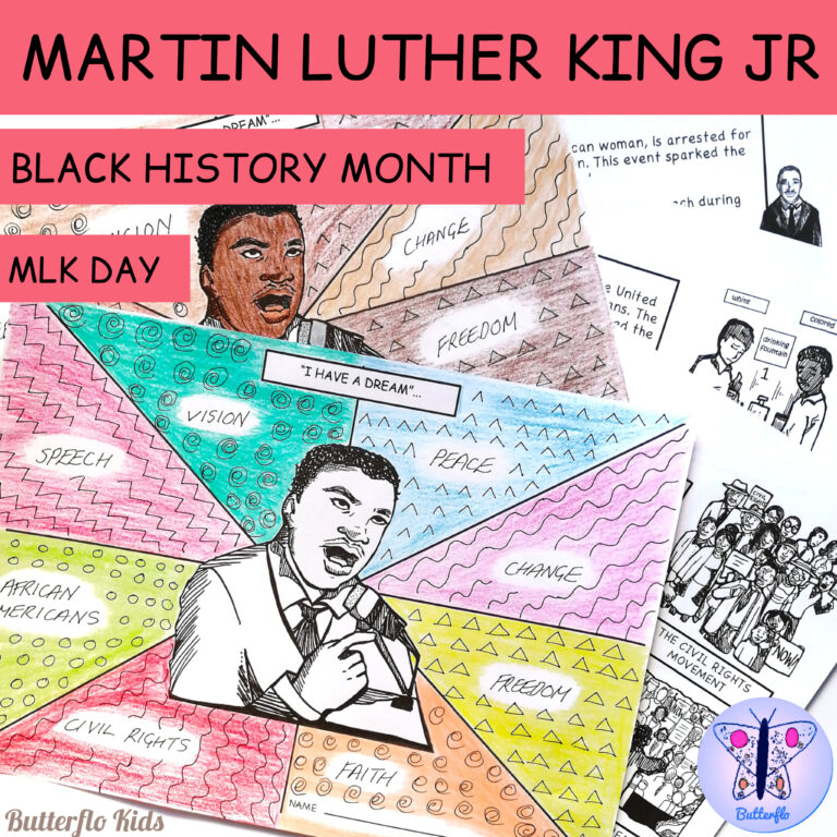 Martin Luther King Jr Black History Month (Lesson) - Butterflo Kids