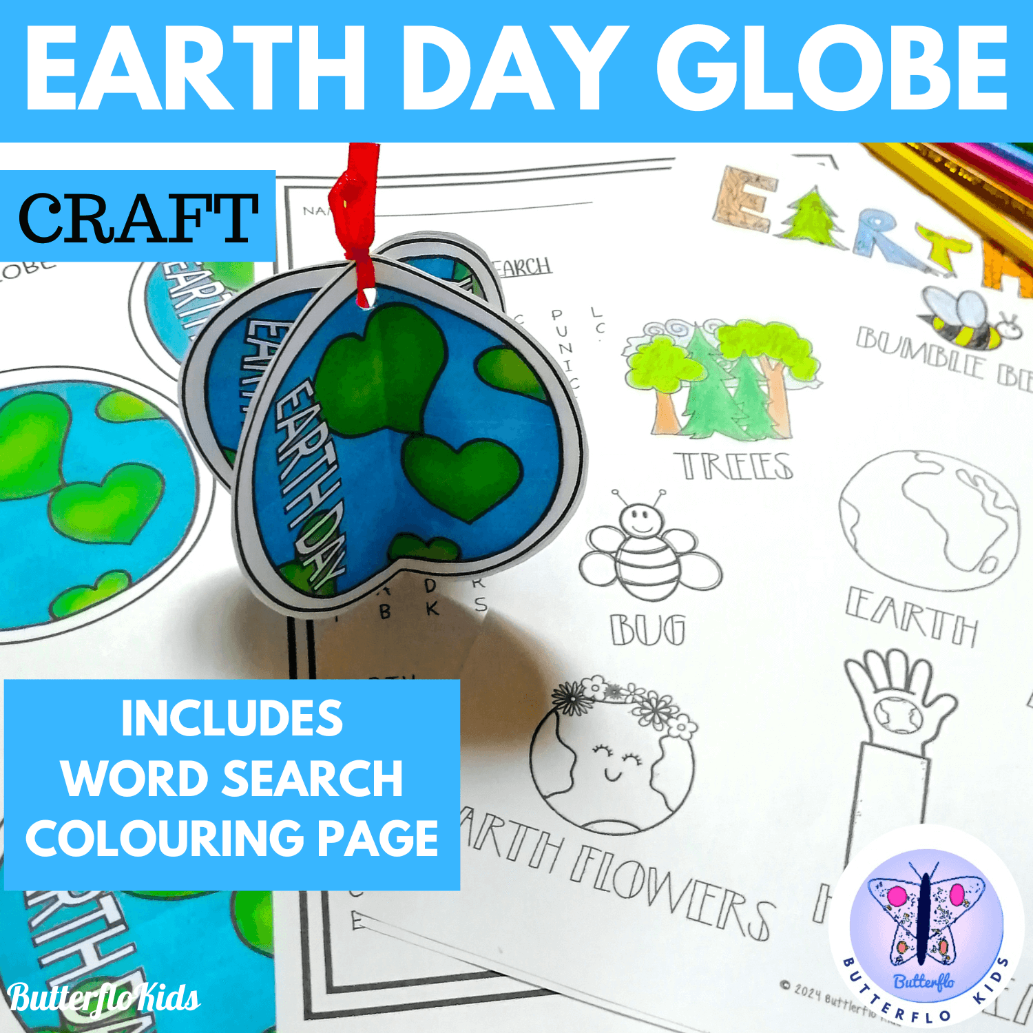 Earth Day Craft - Butterflo Kids