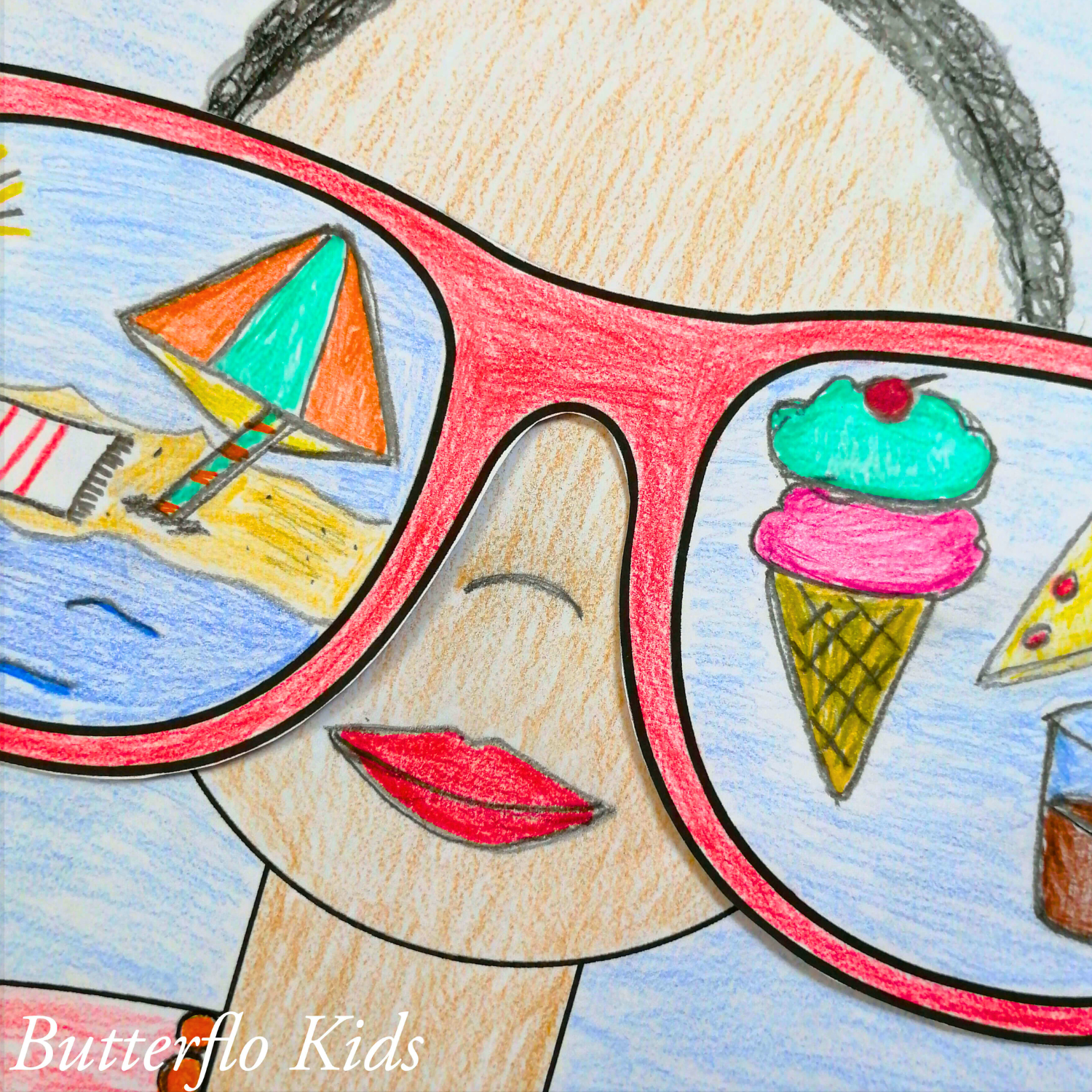 SUMMER ARTS AND CRAFTS - Summertime Reflections - Butterflo Kids