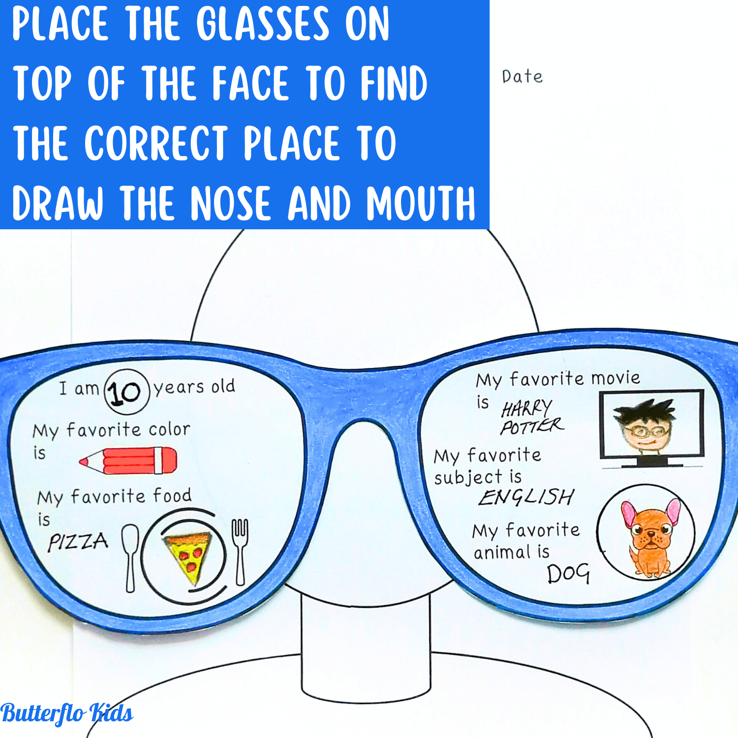 SUMMER ARTS AND CRAFTS - All About Me - Butterflo Kids