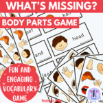 ESL Body Parts Game (What's Missing?) - Butterflo Kids