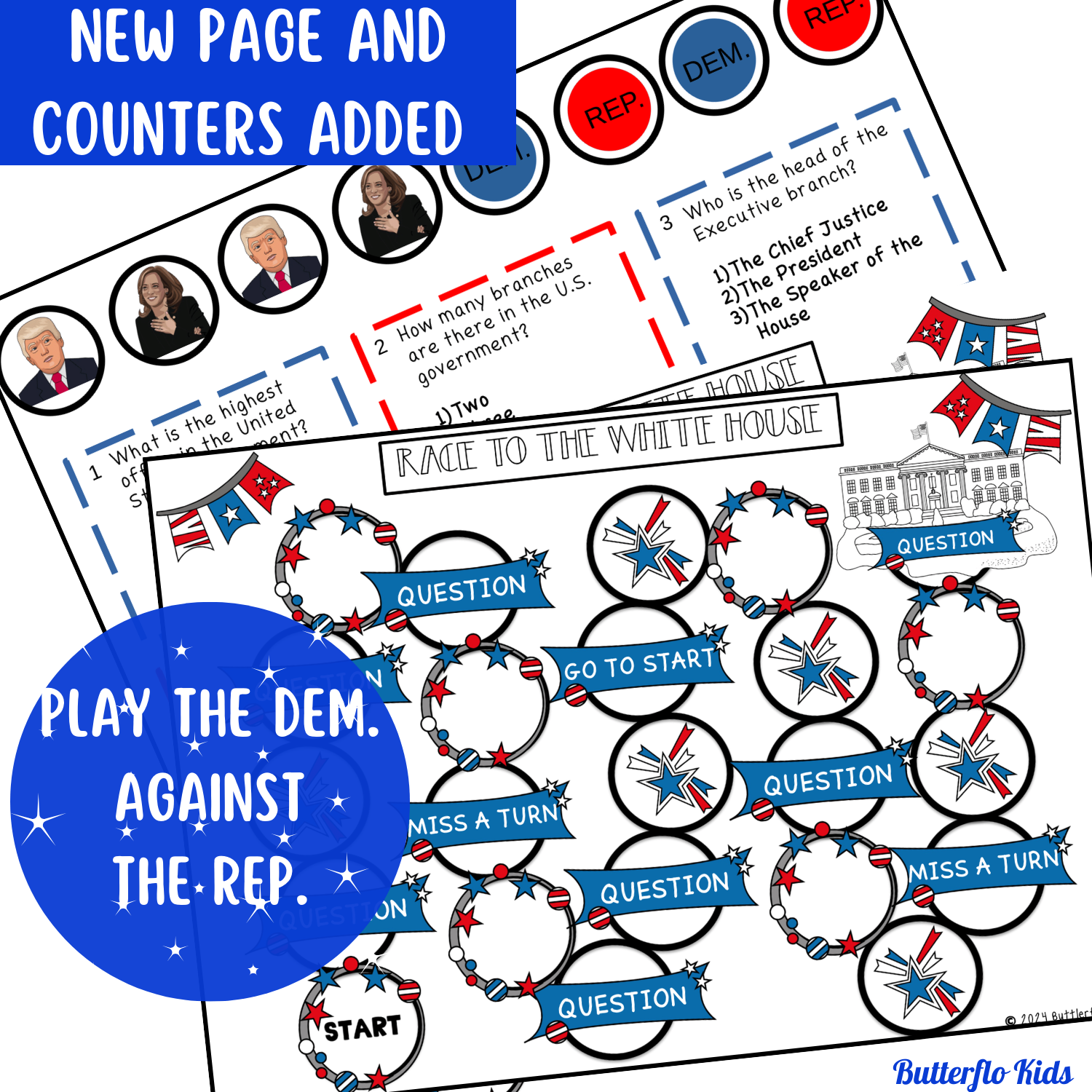US Presidential Election 2024 Trivia Quiz - Butterflo Kids