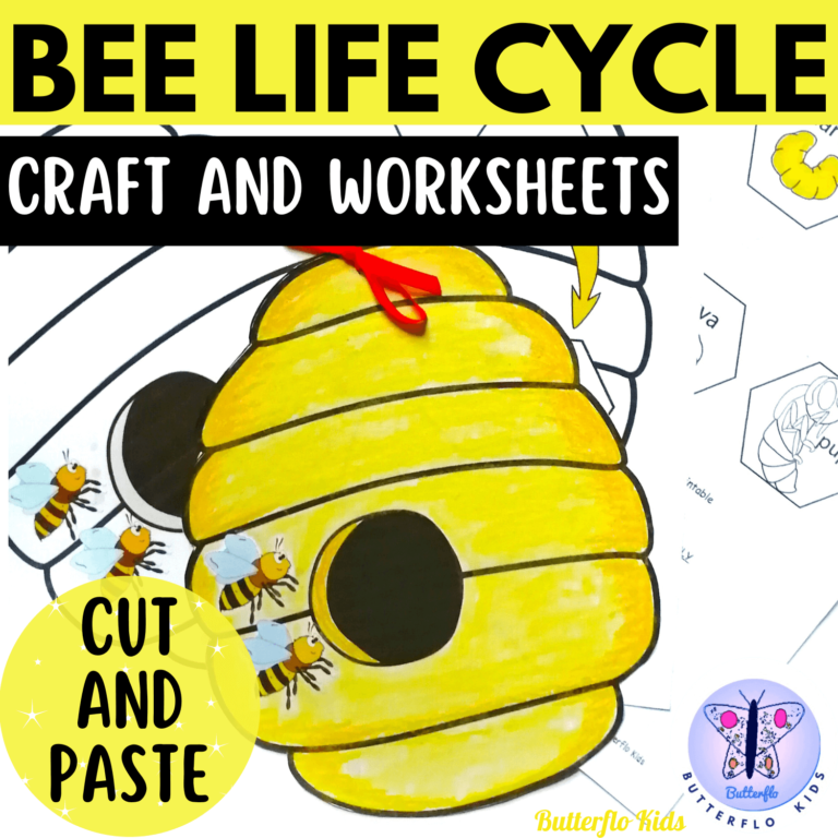 Bee Life Cycle Craft - Butterflo Kids
