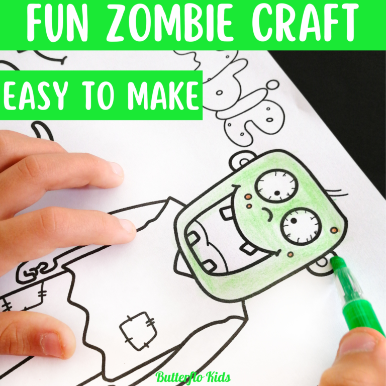 Halloween Zombie Craft - Butterflo Kids