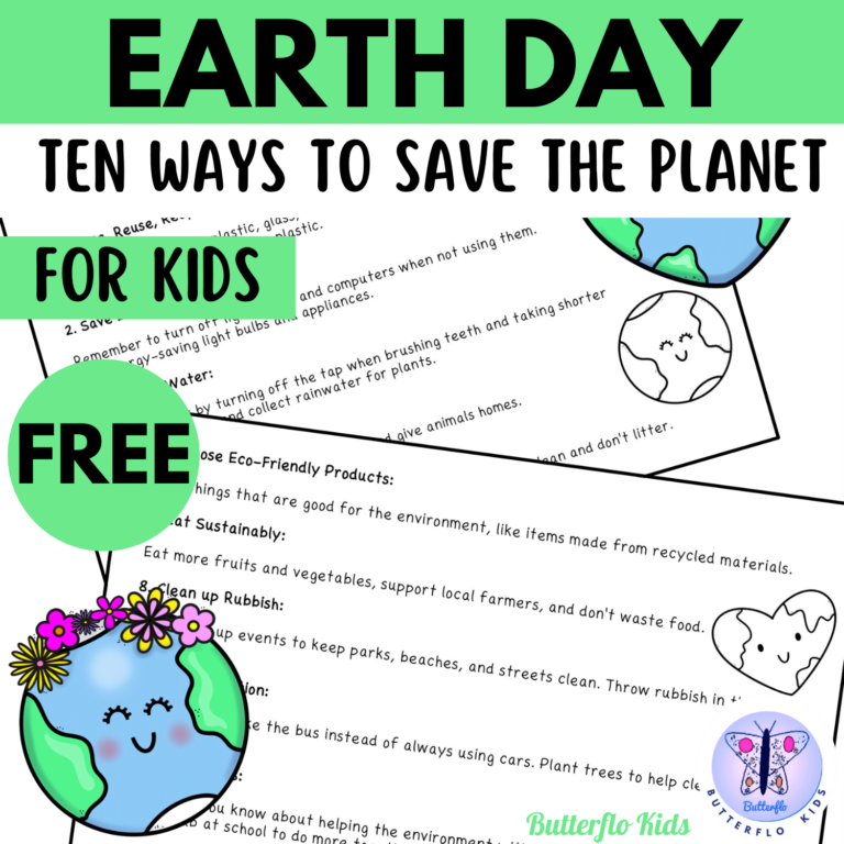 Earth Day Craft - Butterflo Kids