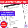 English Proficiency Test with Free PDF - Butterflo Kids