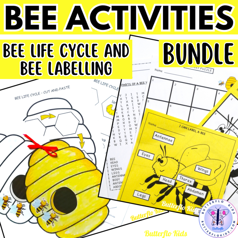 Bee Life Cycle Craft - Butterflo Kids