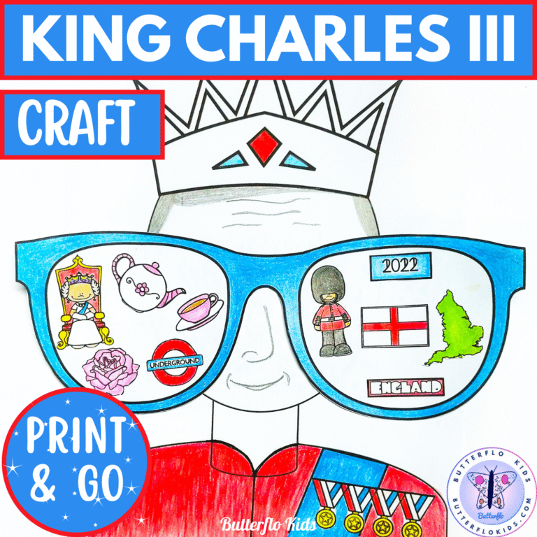 King Charles III Craft - Butterflo Kids
