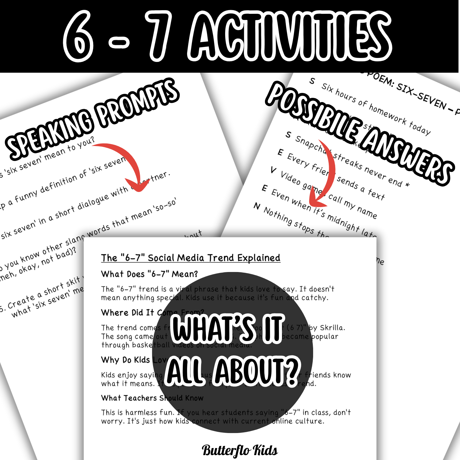The 6-7 Trend Explained for Teachers - Butterflo Kids