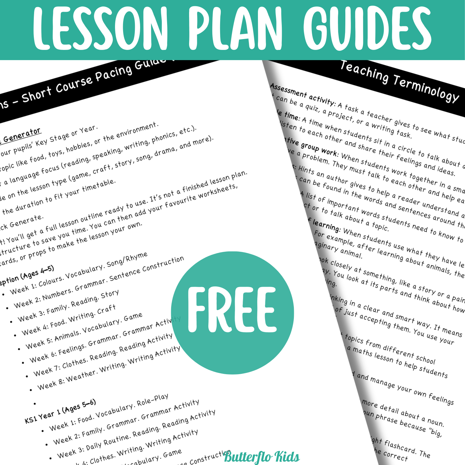 ESL Lesson Plan Generator (FREE) - Butterflo Kids